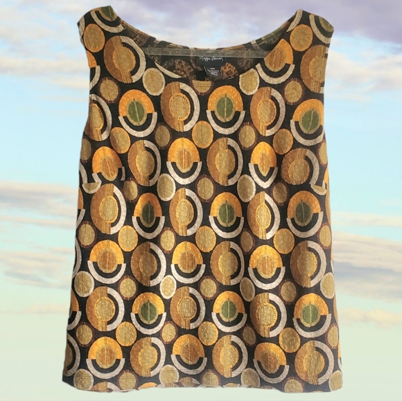 Vintage | Tops | Vintage Geometric Tank | Poshmark